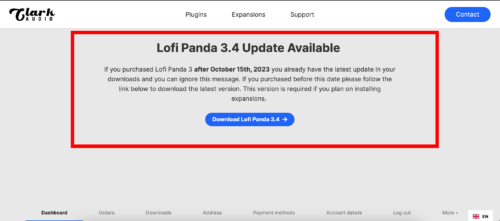 Lofi Panda 3.4 Update - What's New - Installation - Clark Audio