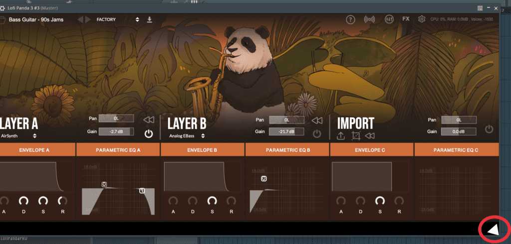 Resize Lofi Panda Screen Size - Clark Audio